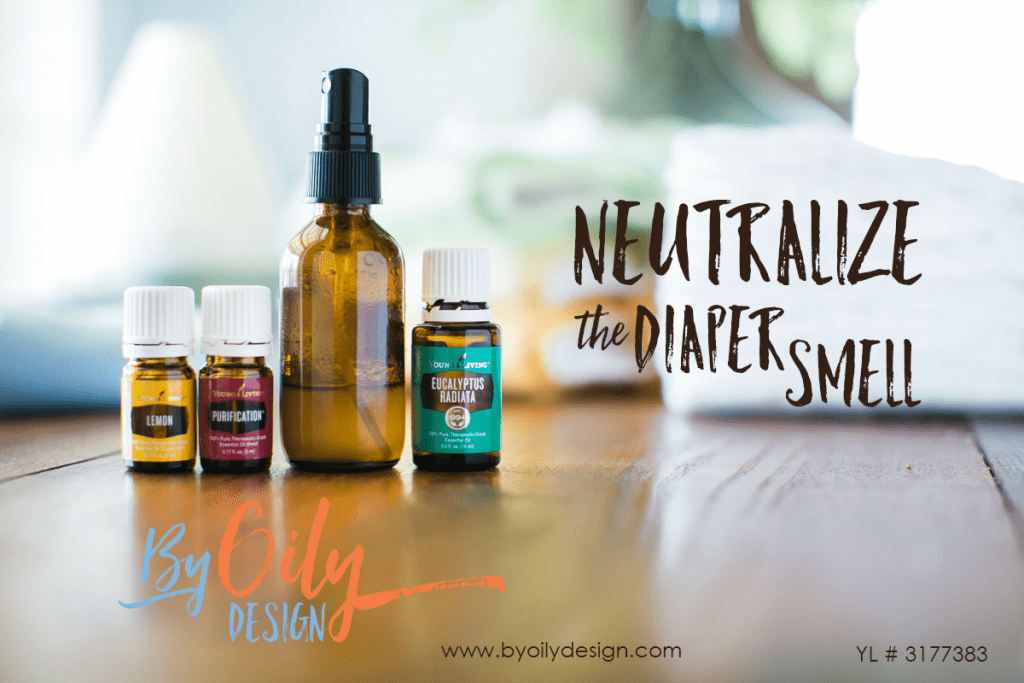 A busy mom's way to neutralize the diaper smell - By Oily Design