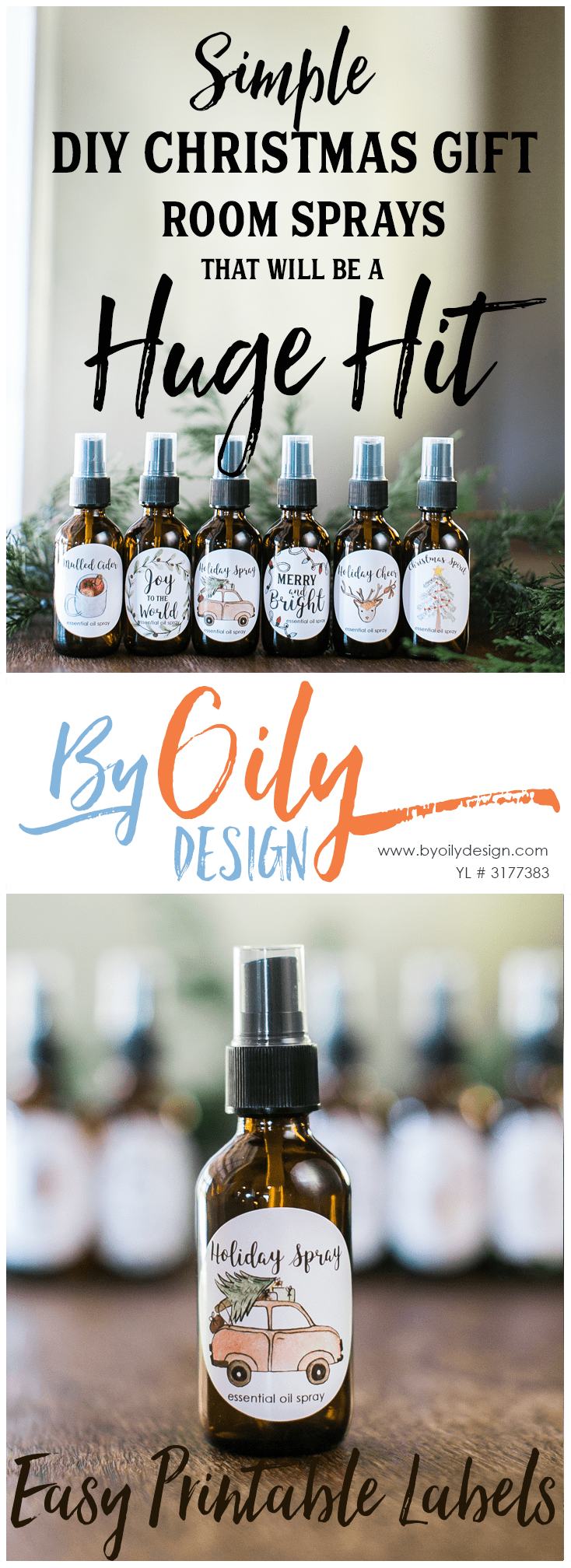 6 Simple DIY Christmas gift room sprays that will be a huge hit - By ...