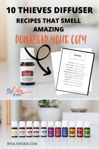 How to diffuse thieves essential oil - By Oily Design