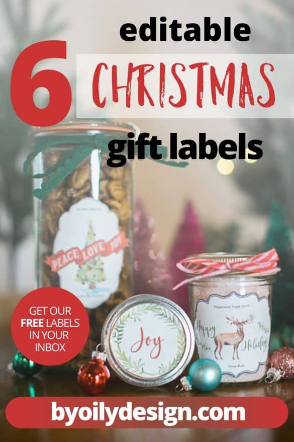 6 Adorable free labels that will make your DIY Christmas gifts a ...