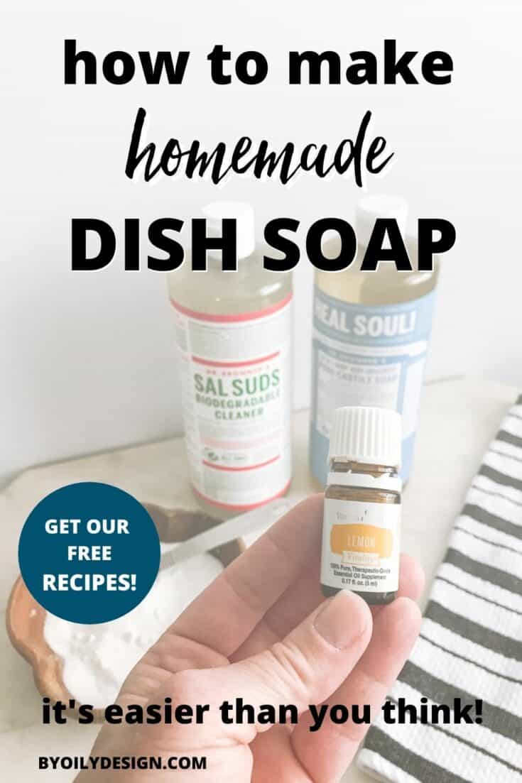 Easy homemade liquid dish soap that actually cleans your dishes - By ...