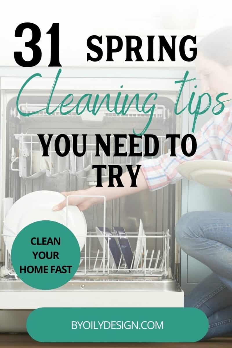 31 Spring cleaning tips for your home - By Oily Design